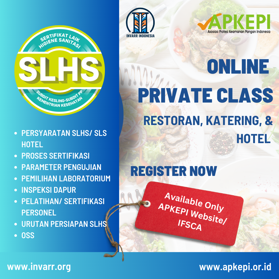 Food Safety Training – Asosiasi Profesi Keamanan Pangan Indonesia